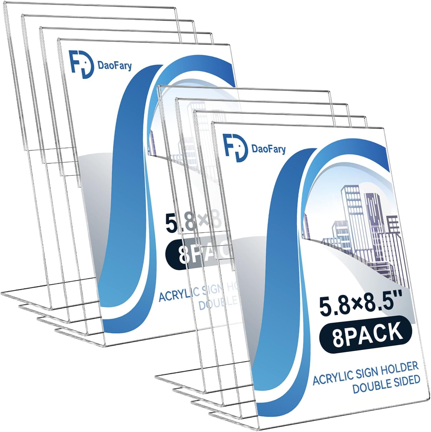 Amazon.com: Eodsawo Clear Acrylic Sign Holder - 6Pack 8.5x11'' Flyer ...