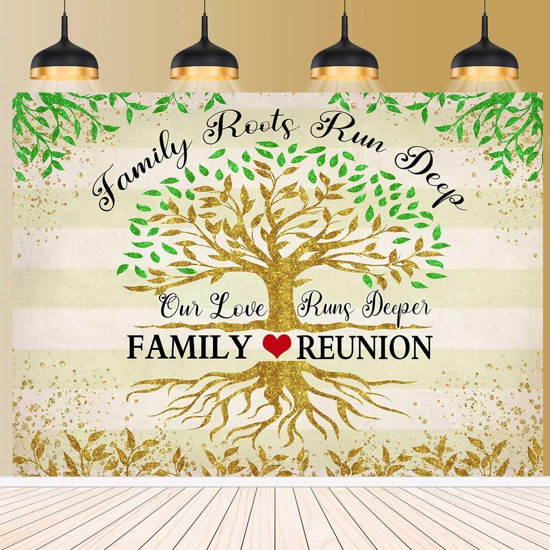 Amazon.com : Family Reunion Background Family Party Decoration Home ...