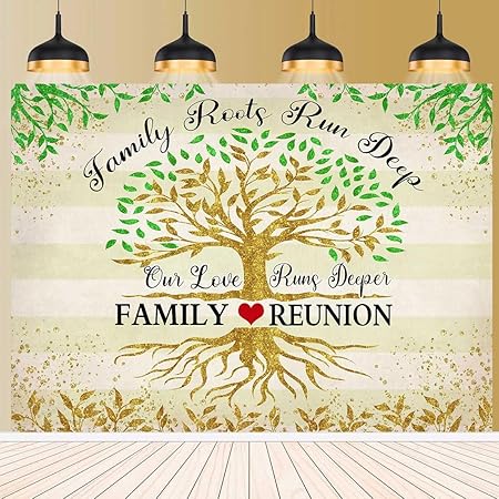 Amazon.com : Family Reunion Background Family Party Decoration Home ...