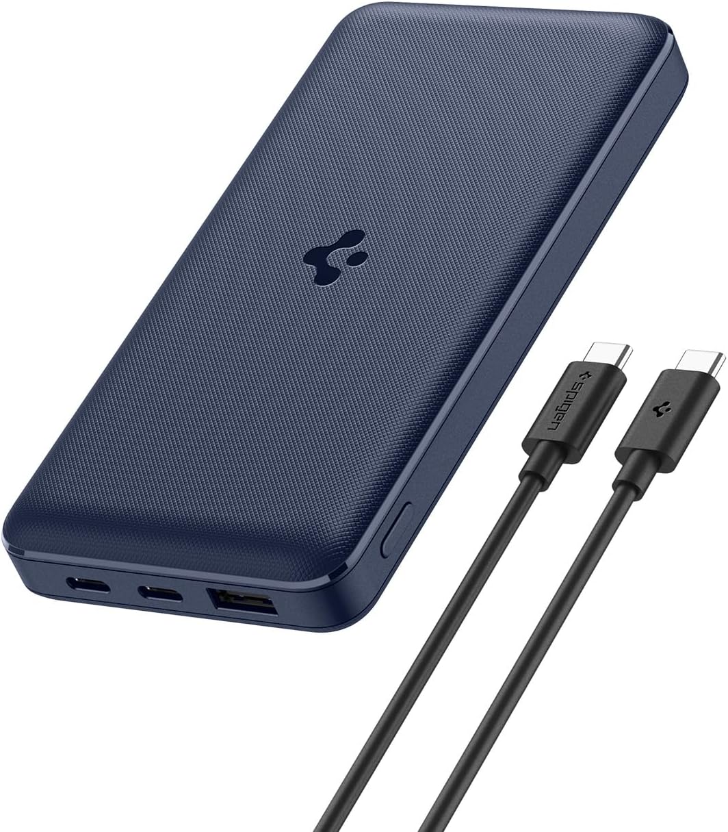 Spigen ArcPack 20000mAh Power Bank, PD3.0, Fast Charging, 22.5W Max ...