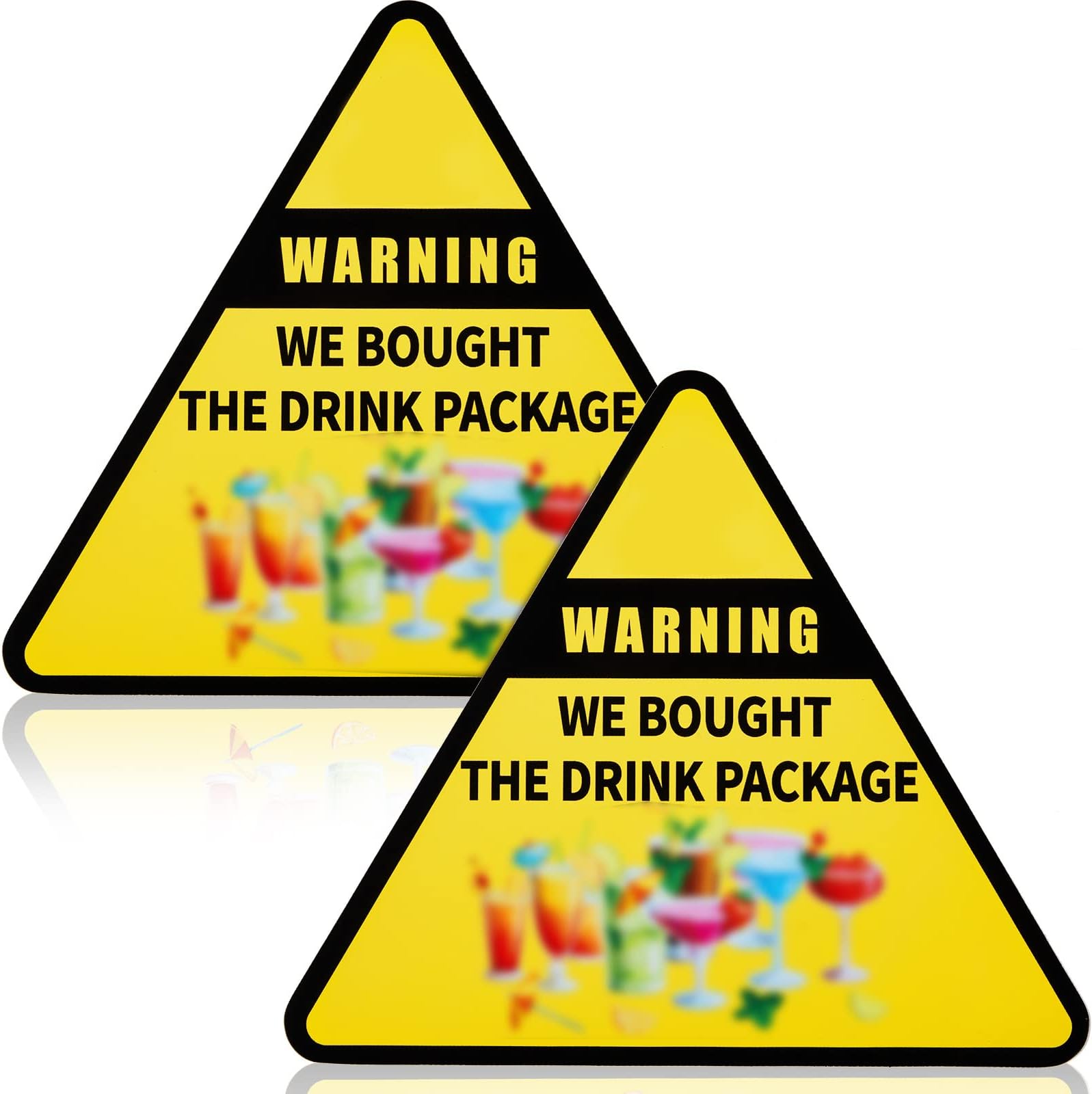 Amazon.com: Hoteam 2 Pcs Large Caution Cruise Door Magnets Sign Funny ...