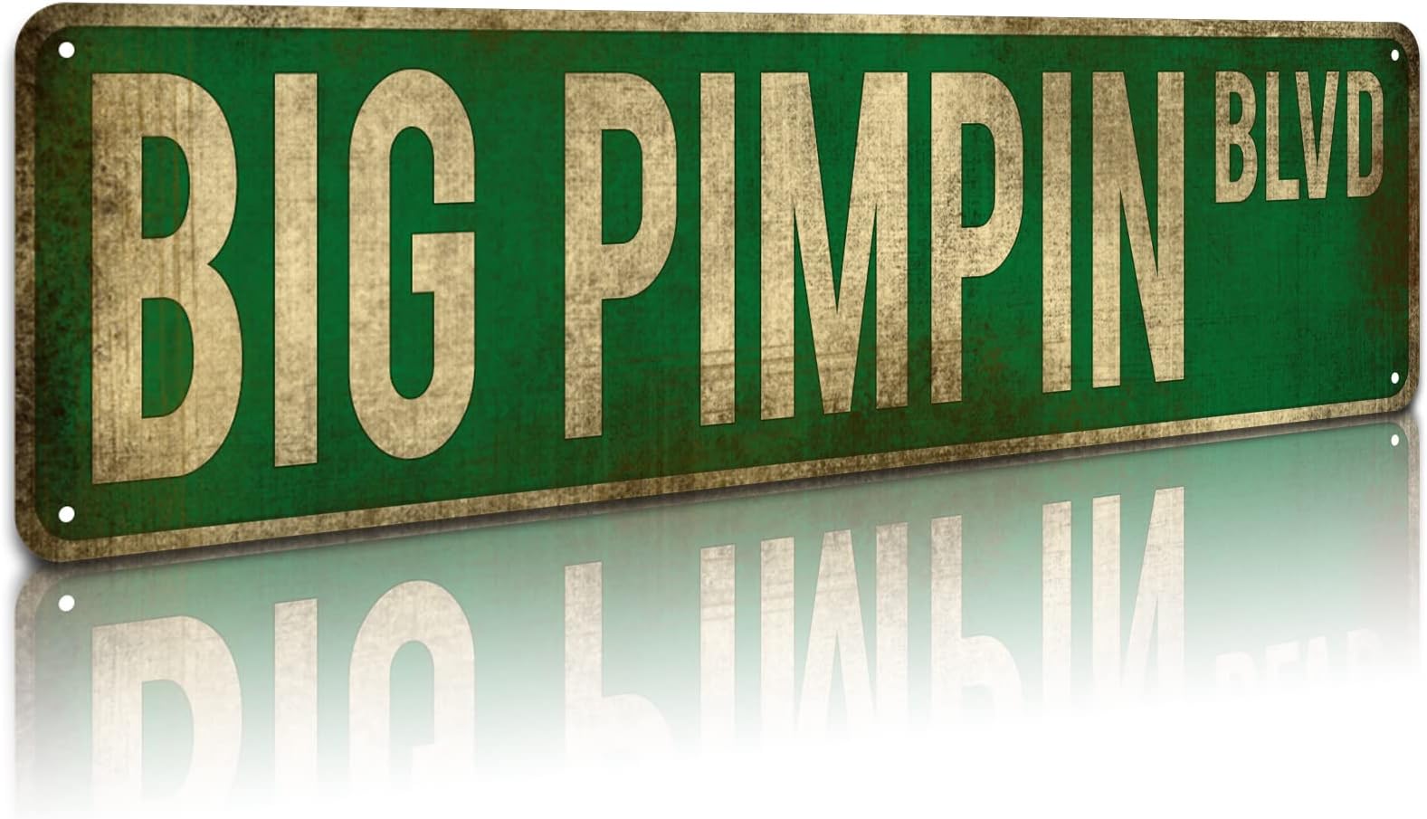Amazon.com: BIG PIMPIN Street Sign pimp money rap hip hop | Indoor ...