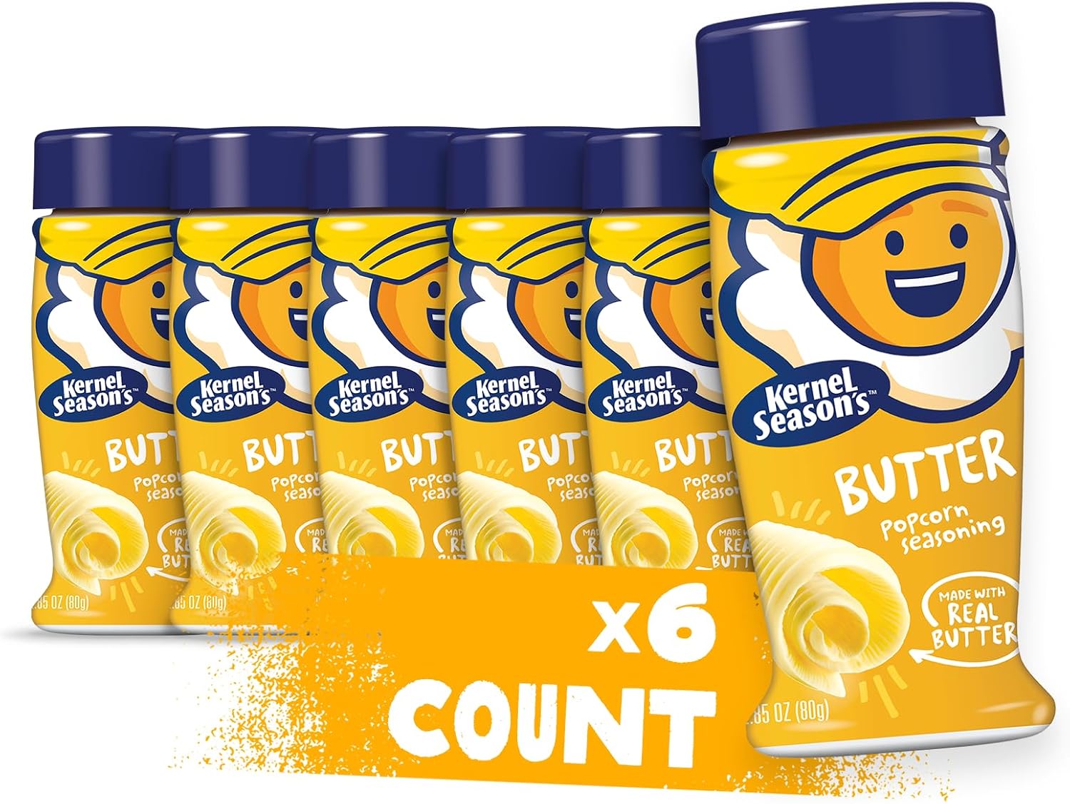 Kernel Season's Butter Seasoning, 2.85 Ounce Shakers (Pack of 6) by ...