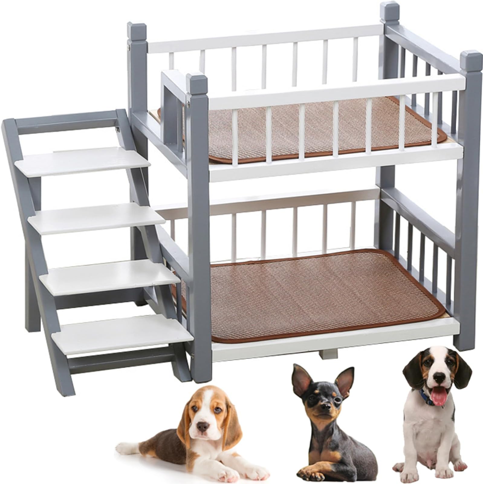 Amazon.com : Dog Bunk Bed Small for Small Medium Large Dogs Pet ...