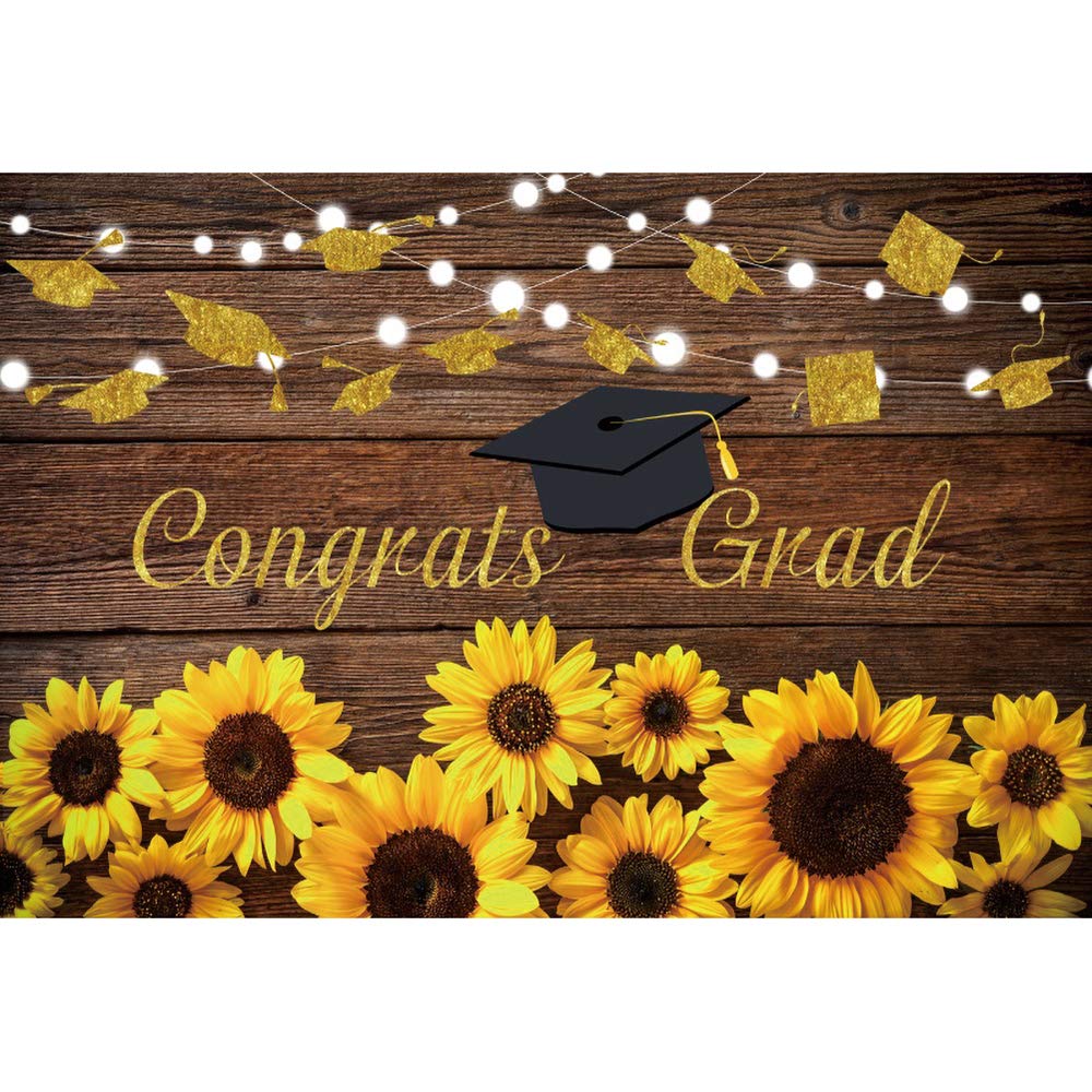 Ofila Congrats Grad Backdrop 7x5ft Graduation Ceremony Photography ...
