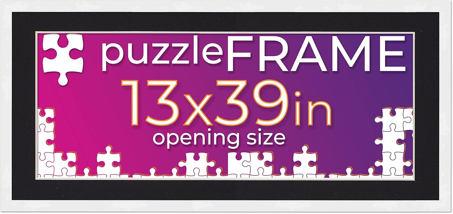 Amazon.com: Poster Palooza 13x39 Jigsaw Puzzle Frame Kit - Includes ...