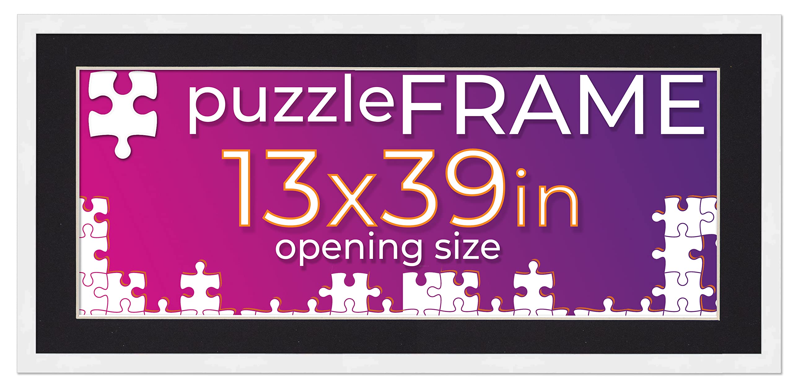 Amazon.com: Poster Palooza 13x39 Jigsaw Puzzle Frame Kit - Kit Includes ...