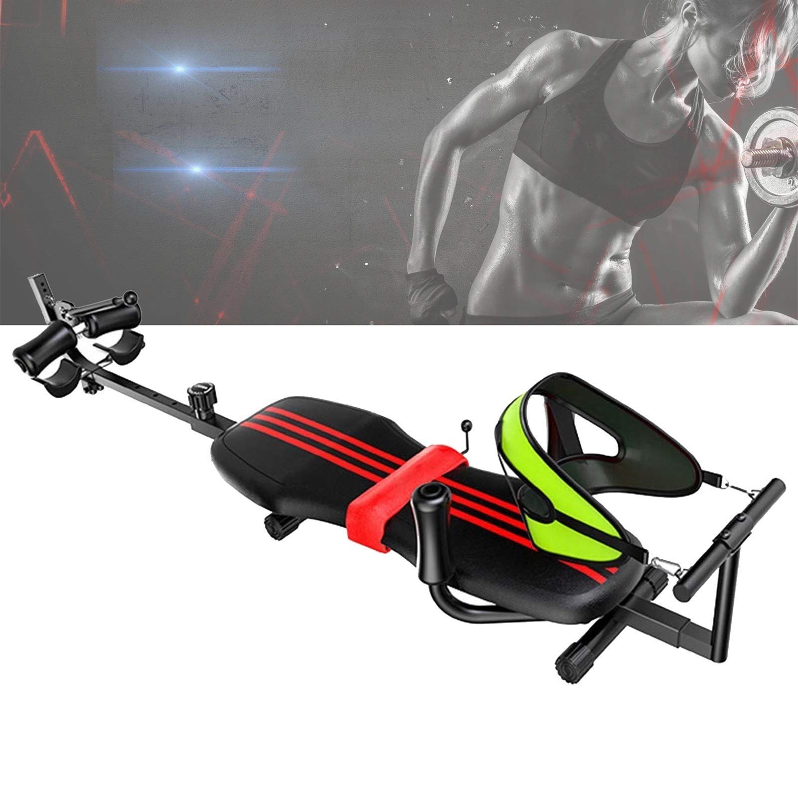 Wbjlg Back Stretch Bench With Cervical Traction Cervical Spine Lumbar ...