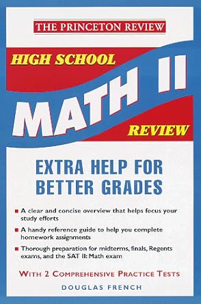 High School Math II Review (Princeton Review) : French, Doug: Amazon.de ...