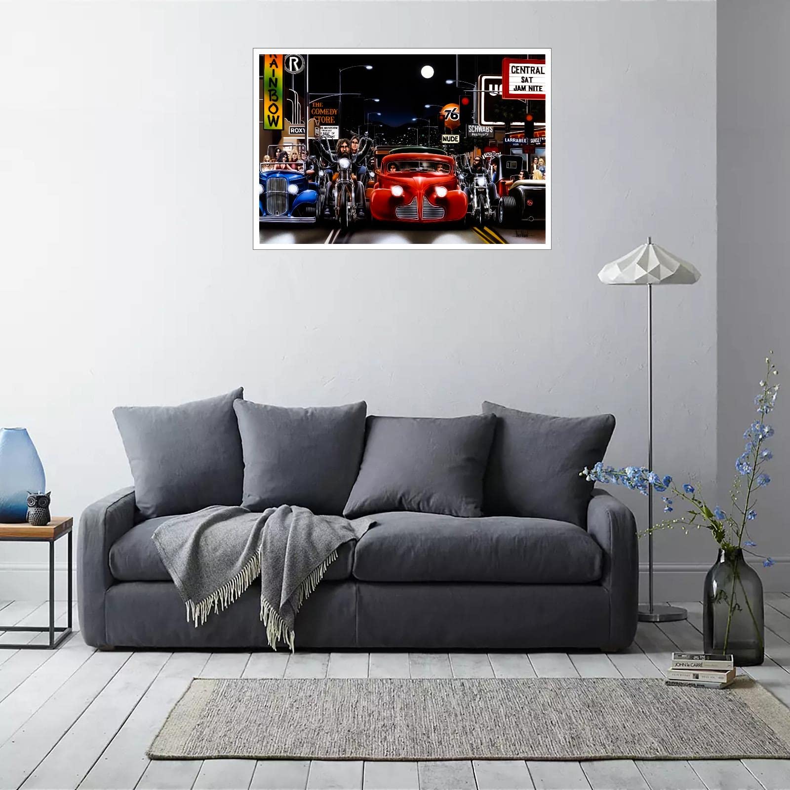 Hells Angels David Mann Posters IRON HORSE OCTOBER 1983 DAVE MANN