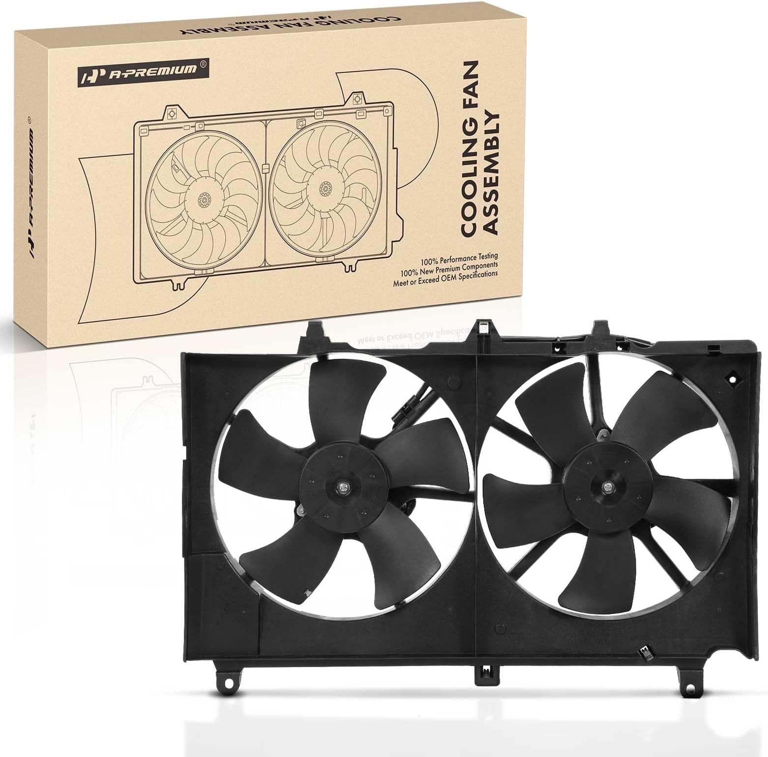 Amazon.com: A-Premium Engine Radiator Cooling Fan Assembly Compatible ...