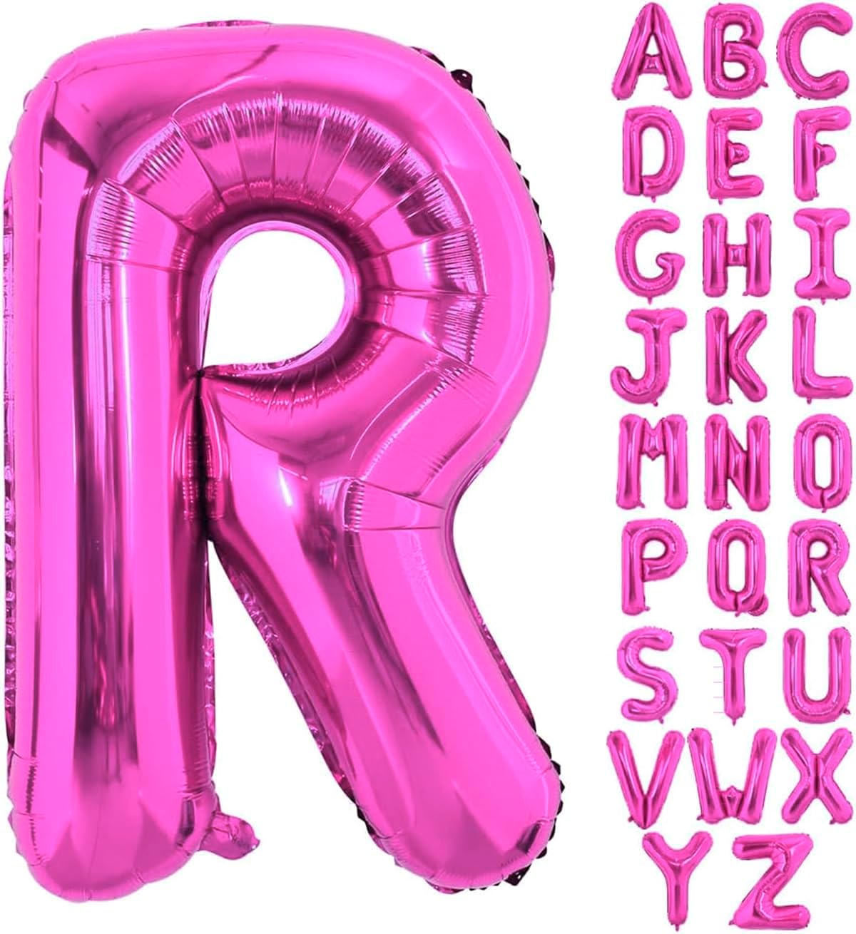 Amazon.com: 40 Inch Large Hot Pink Letter R Balloons Alphabet R Letter ...