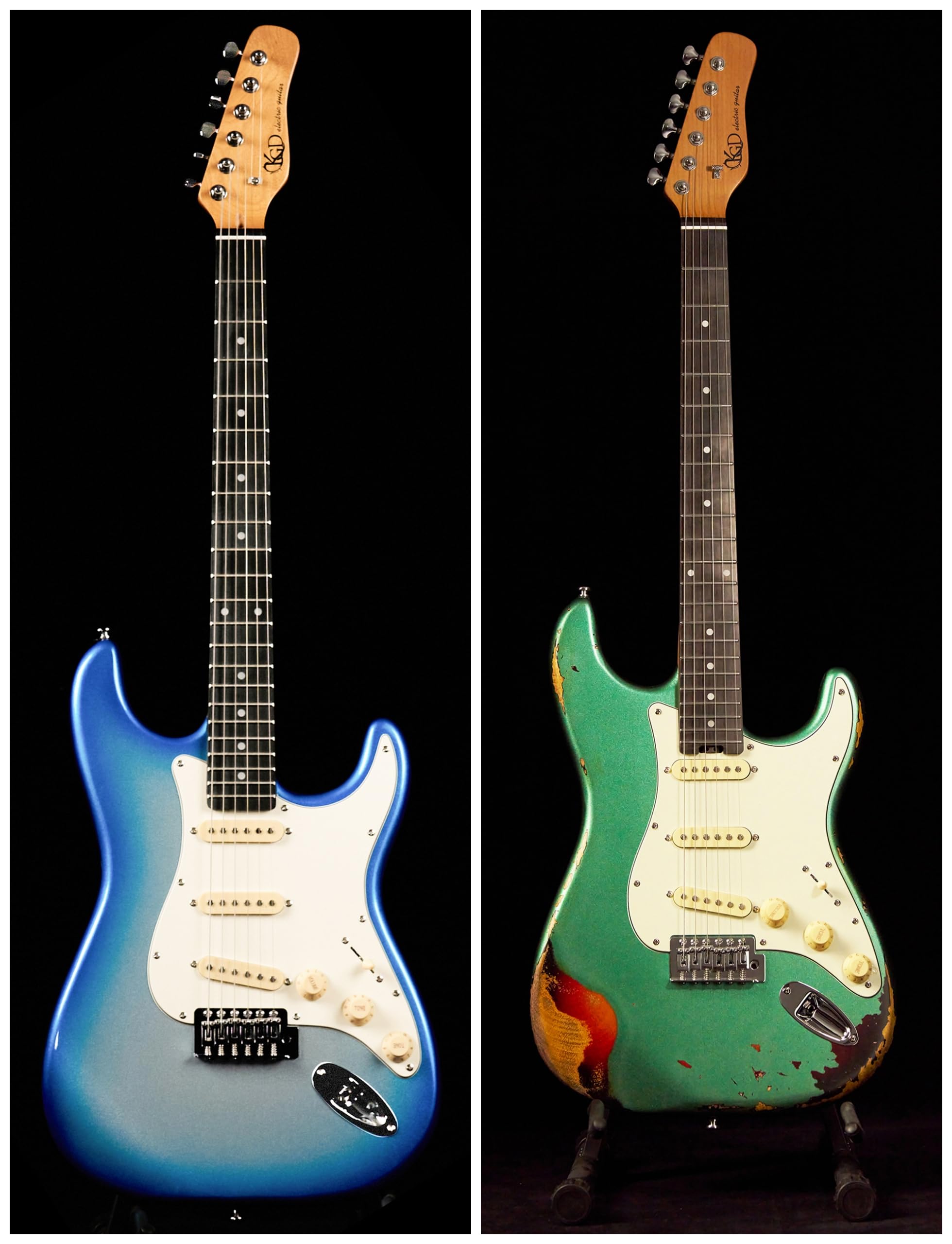 Amazon.com: KGD Relic electric guitar and Sycamore electric guitar ...