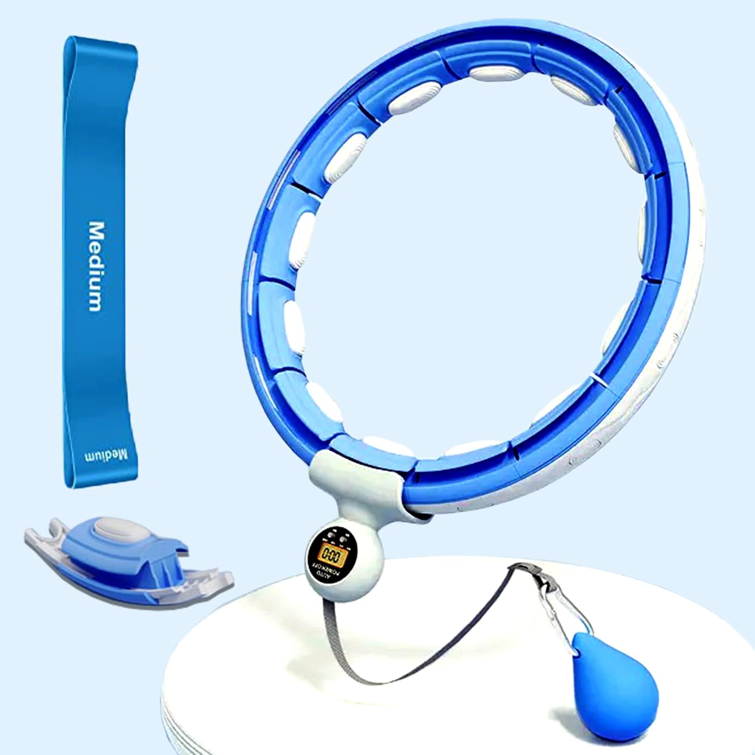 MThoorain weighted Hula Hoop with Weigh Ball and Digital Counter ...