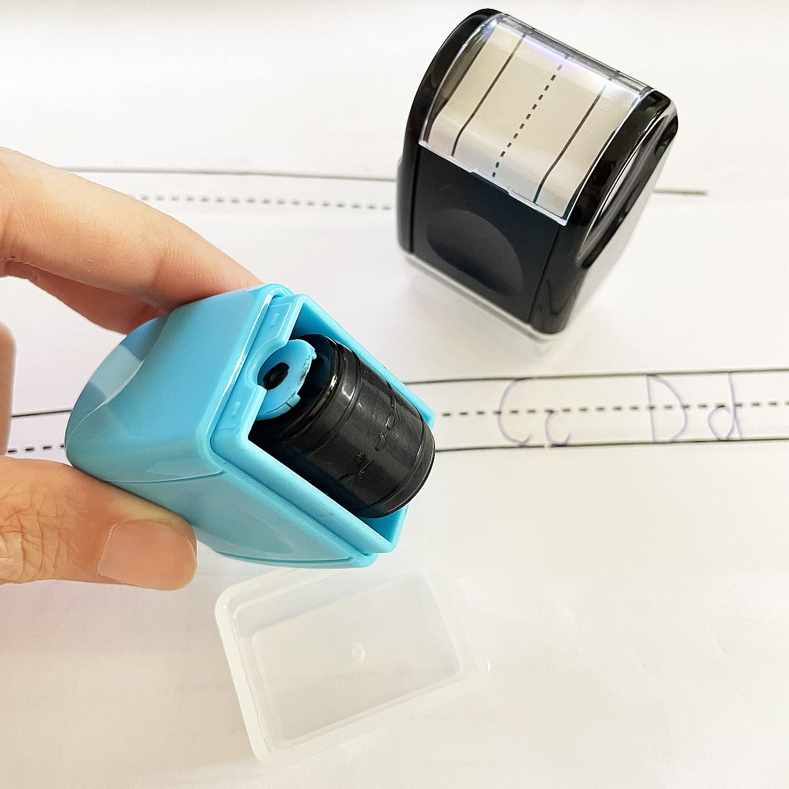 Snapklik.com : Handwriting Line Stamp Roller YQBOOM Dashed Handwriting ...