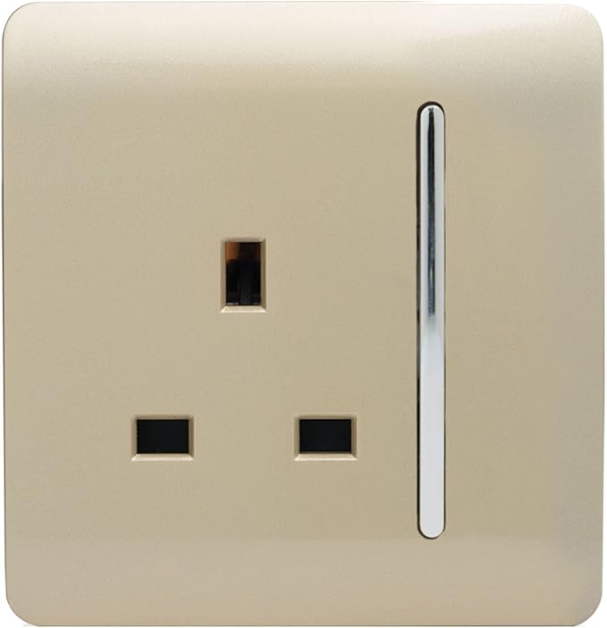 Trendi Switch ART-SKT13GO Trendi 1 Gang Artistic Modern Glossy Switched ...