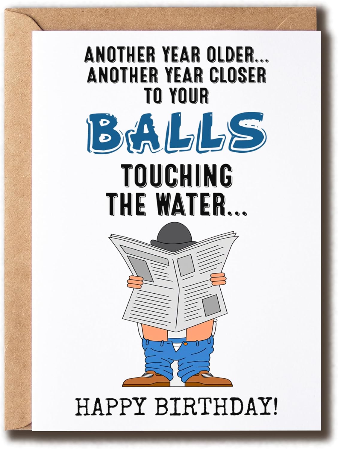 Amazon.com : NTGifts Another Year Closer To Your Balls Touching the ...