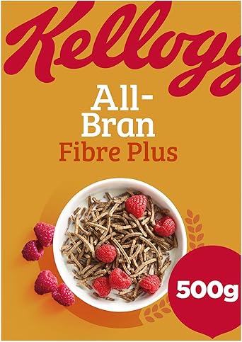 Kellogg's All-Bran Fibre Plus Breakfast Cereal, 500g : Amazon.co.uk ...