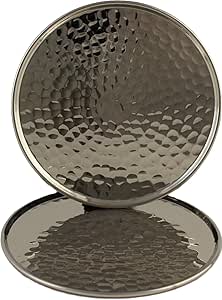Amazon.com: DEDE Copper (Set of 2) Hammered Copper Coasters | Saucer ...