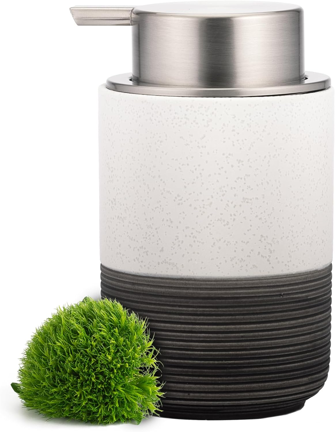 Amazon.com: EMPO Ceramic Embossed Press Foam Hand Soap Dispenser ...