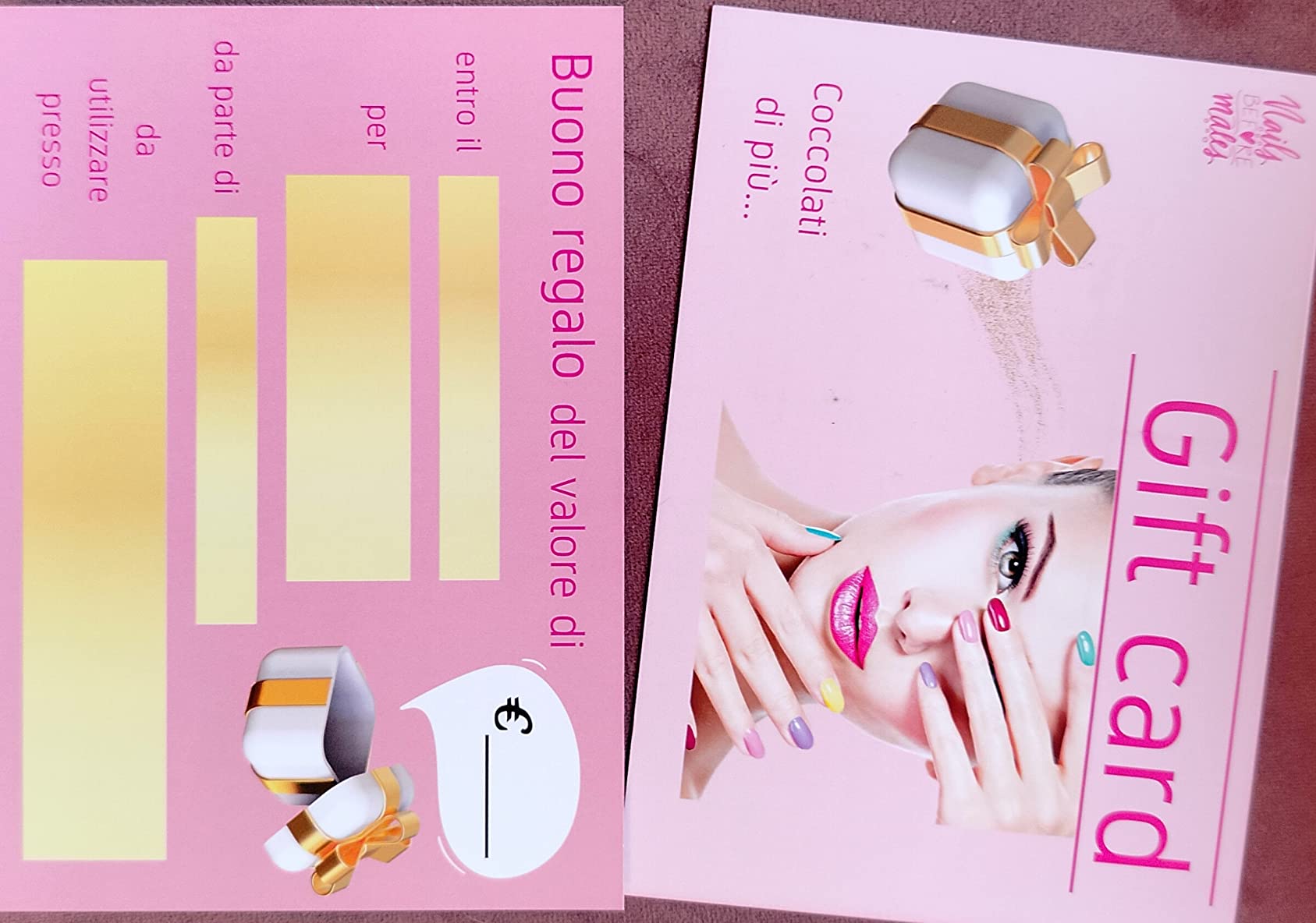 50 Buoni Regalo per centri manicure e pedicure gift card buoni regalo ...