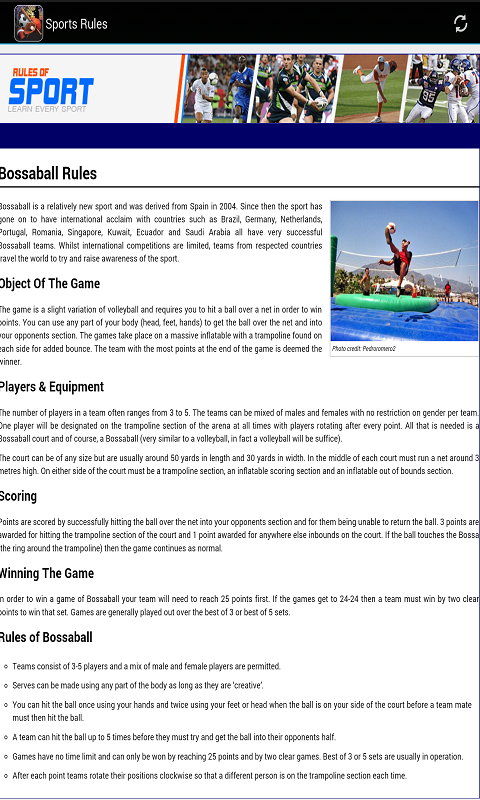 Sports Rules - App on Amazon Appstore