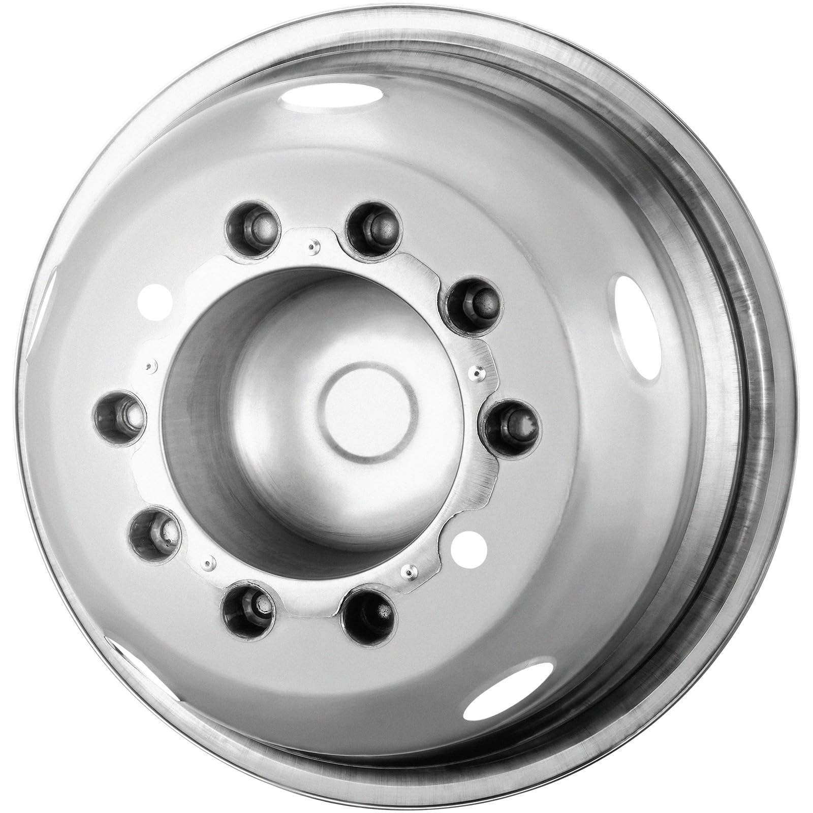 VEVOR 19.5-inch 10 Lug Wheel Simulators, 304 Stainless Steel Wheel ...