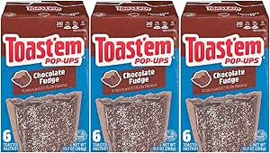 Toast'em Pop Ups Toaster Pastries, 288g (Frosted Chocolate Fudge ...