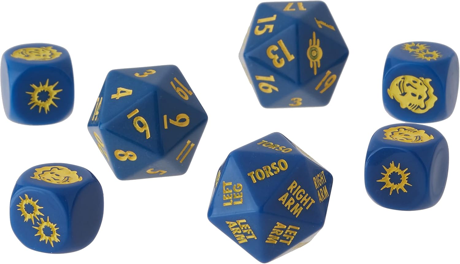 Amazon.com: Modiphius Fallout: The Roleplaying Game Dice Set,Various ...