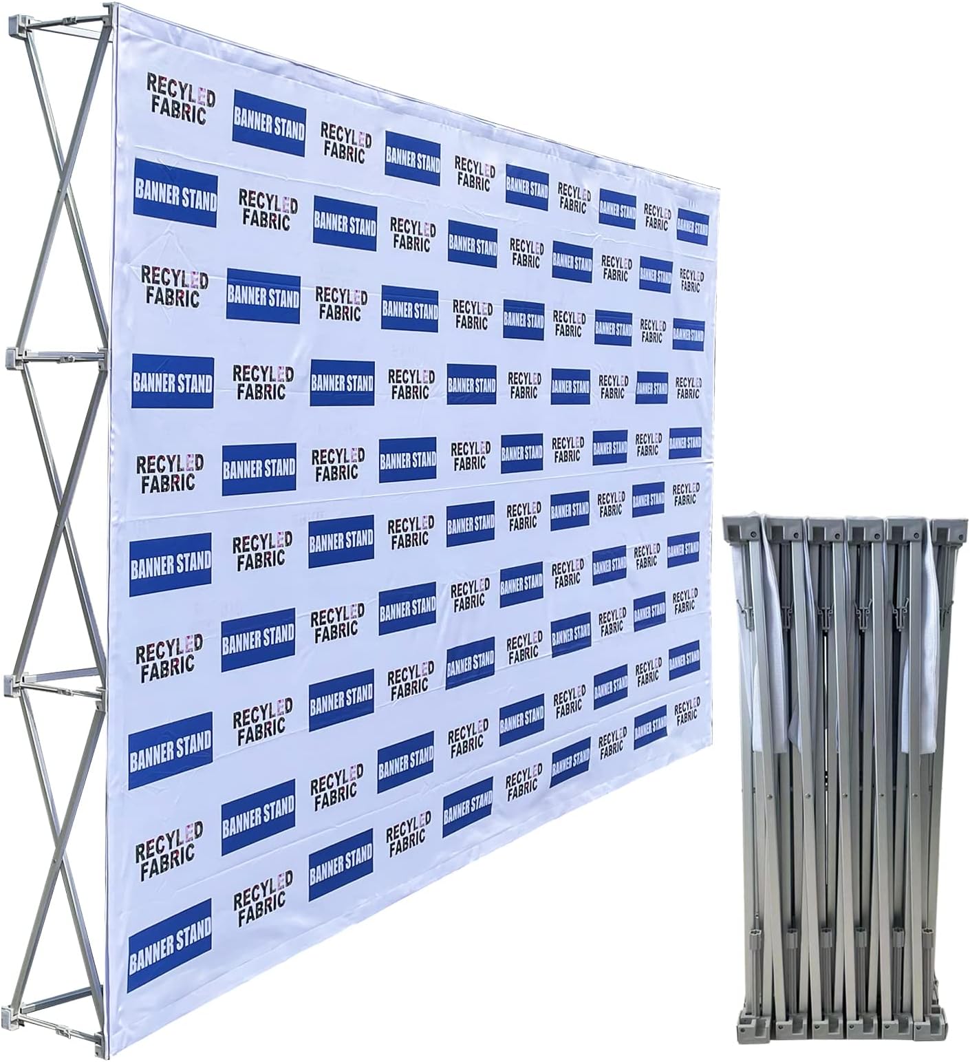 Amazon.com: 8 x 10 FT Portable Aluminum Tension Fabric Pop up Display ...