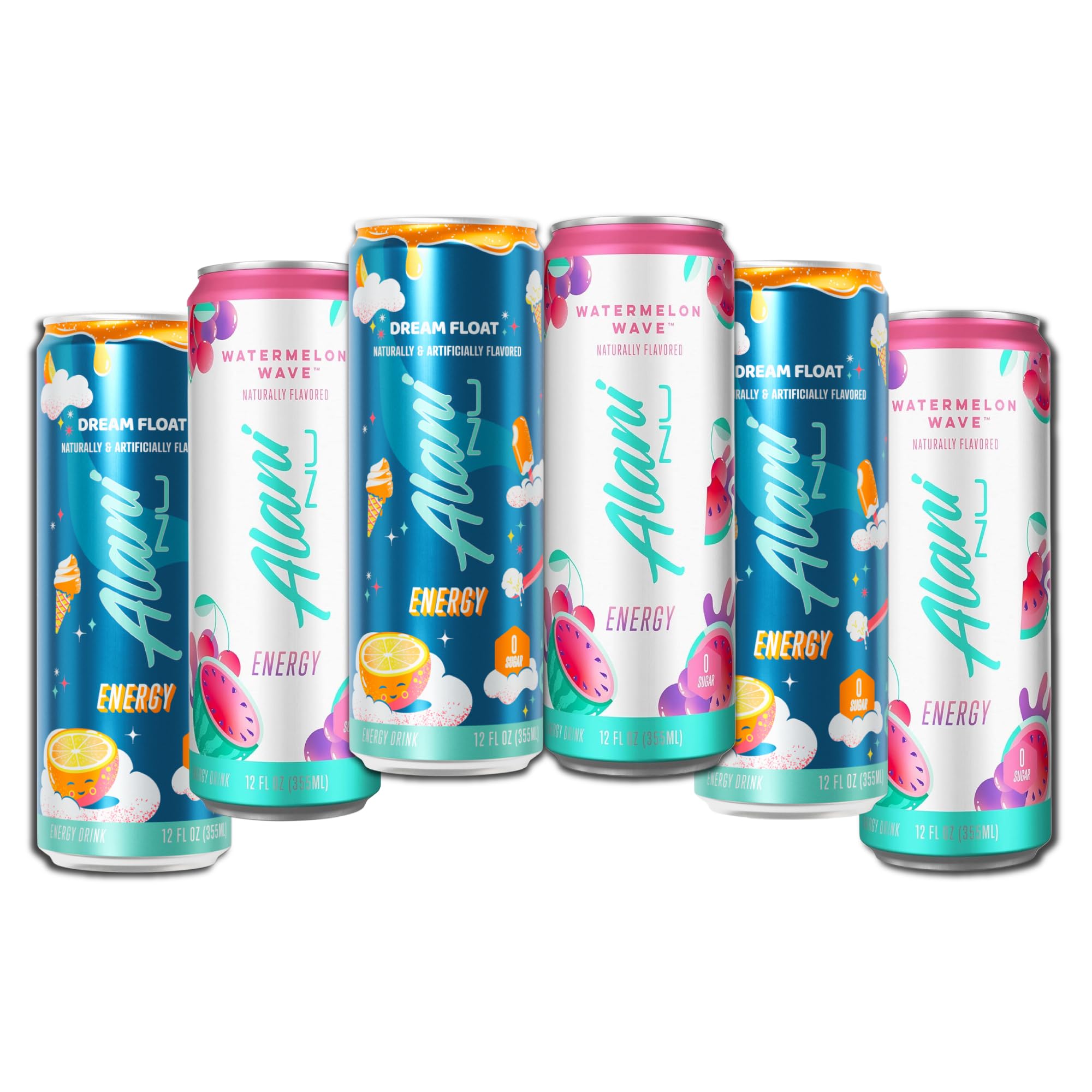 Amazon.com : New Alani Energy Drinks Dream Float, Watermelon Wave ...
