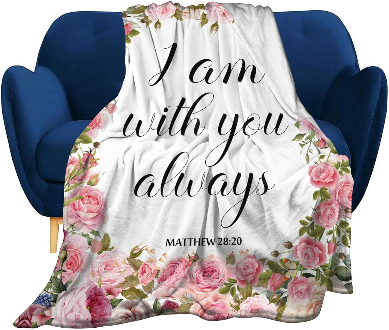 Amazon.com: Christian Blanket Inspirational Thoughts Throw Blanket ...