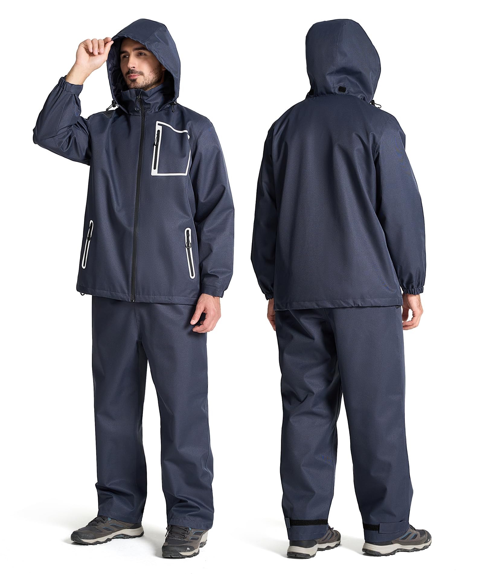 Snapklik.com : Rain Suit Waterproof Tactical Jacket Hiking Cargo Pants ...