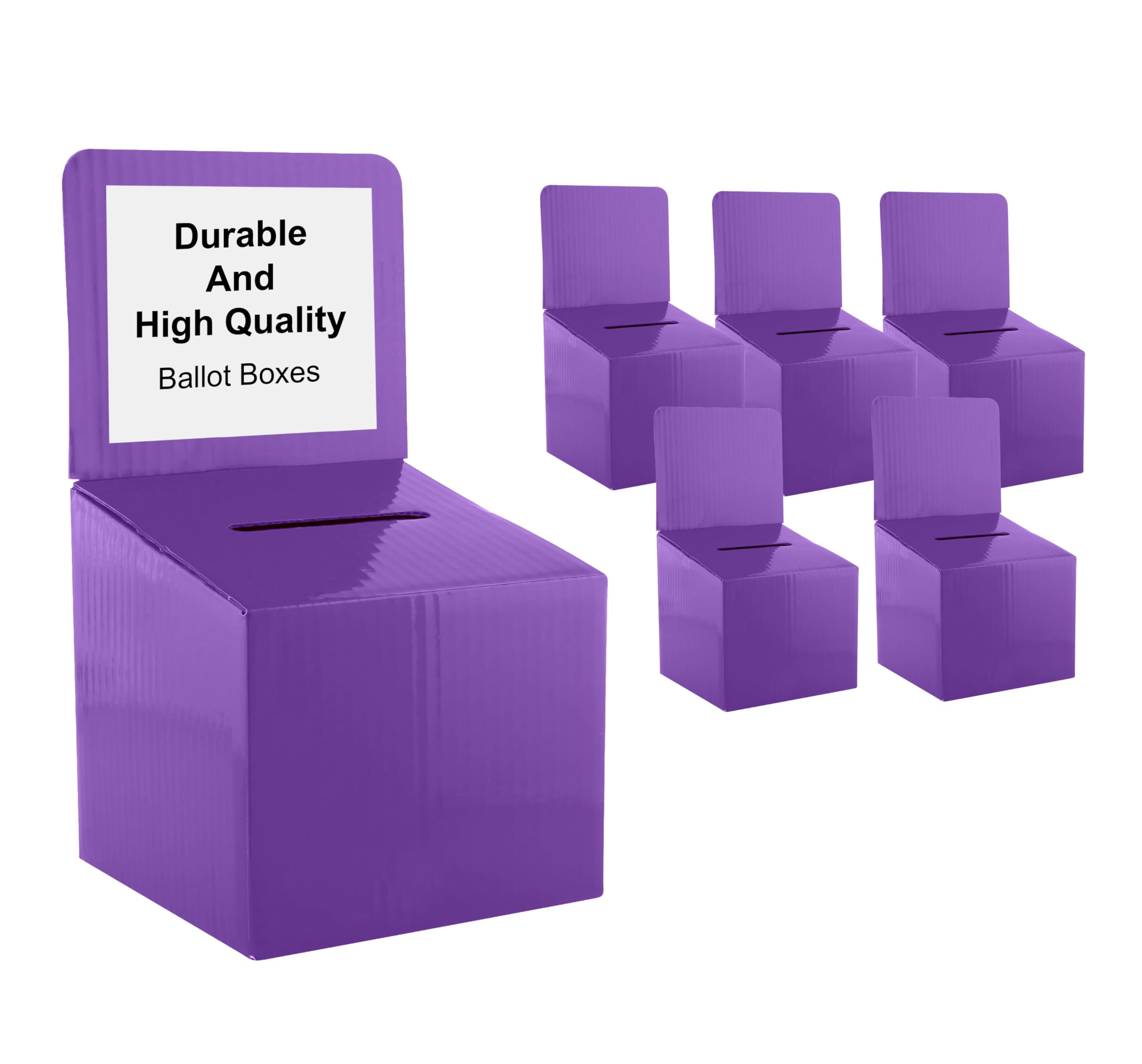 Amazon.com: Raffle Ticket Box Donation Collection Ballot Box Reusable ...