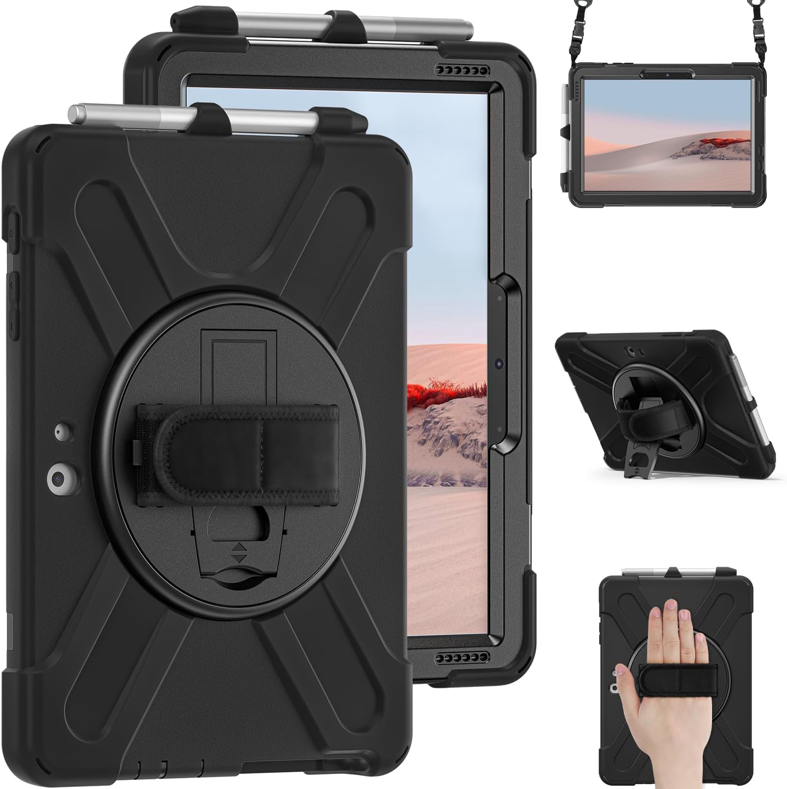 Junfire Protective Case for Microsoft Surface Go 4, Surface Go 3 ...