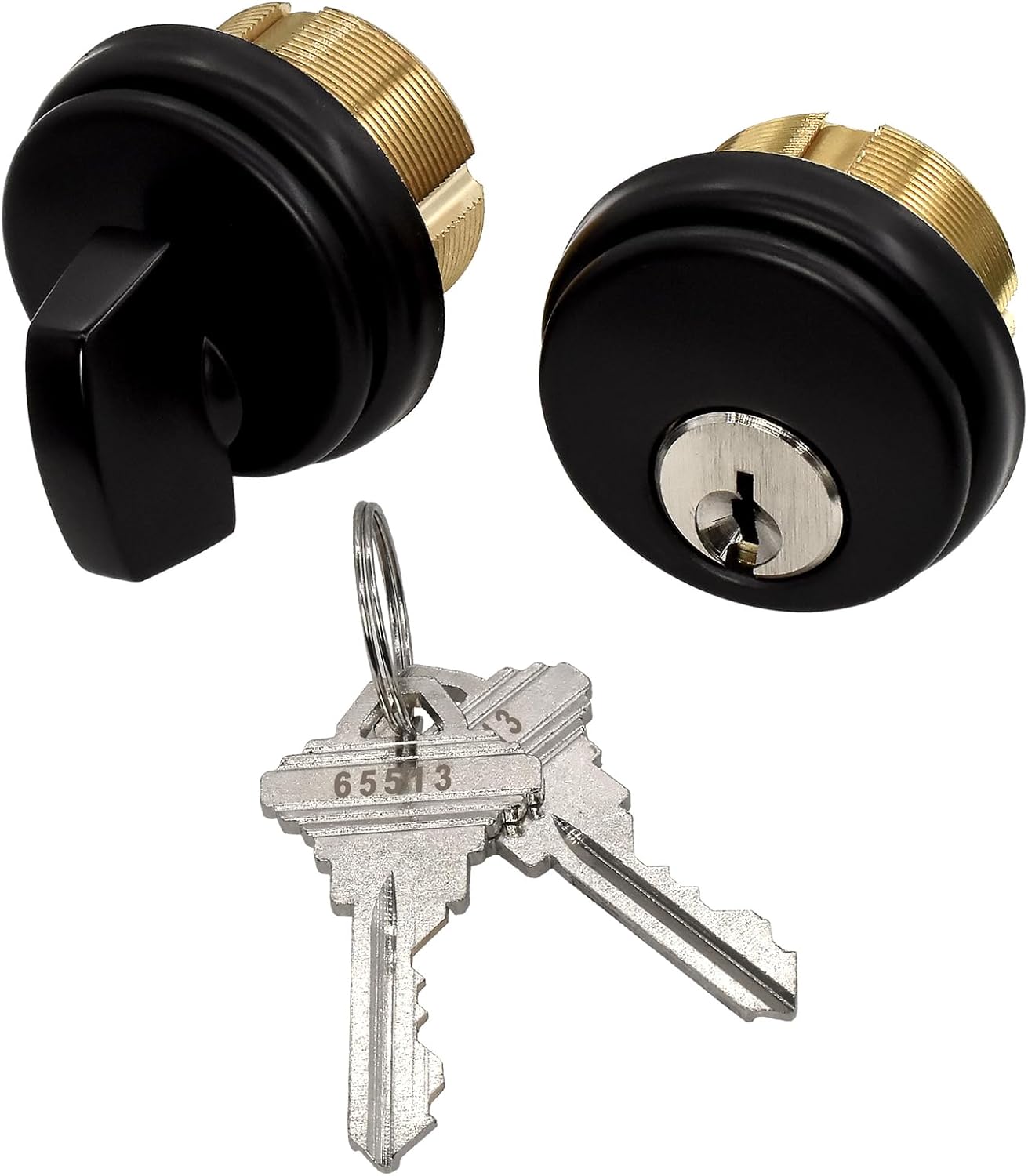 Storefront Double Cylinder Door Lock — Solid Brass Adams Rite Mortise ...