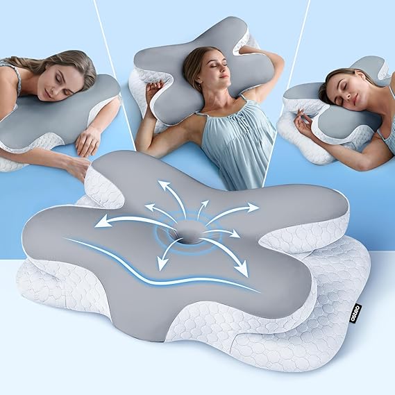 Amazon.com: Osteo Enjoy Pain Relief Sleeping Cervical Neck Pillow ...