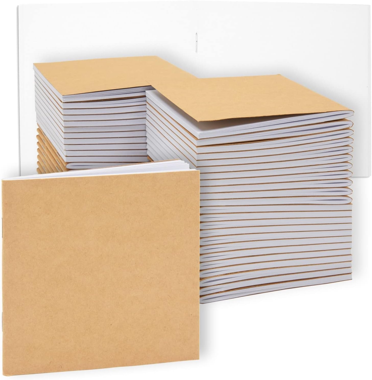 Amazon.com : Paper Junkie 48 Pack Blank Inside Kraft Paper Material ...