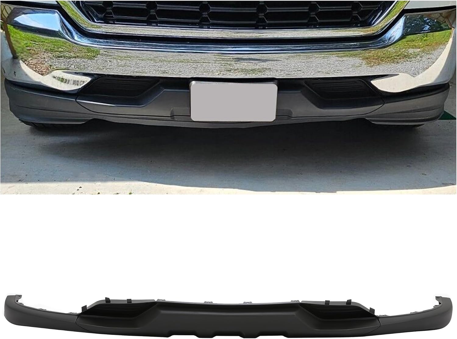 Amazon.com: HECASA Front Bumper Lower Valance Compatible with 2016-2019 ...