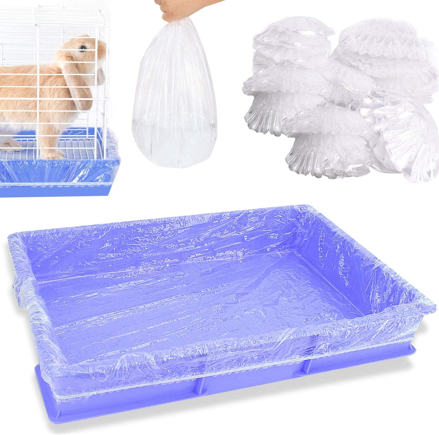 Amazon.com : upcessory 50 Pcs Thicken Disposable Rabbit Cage Liner ...