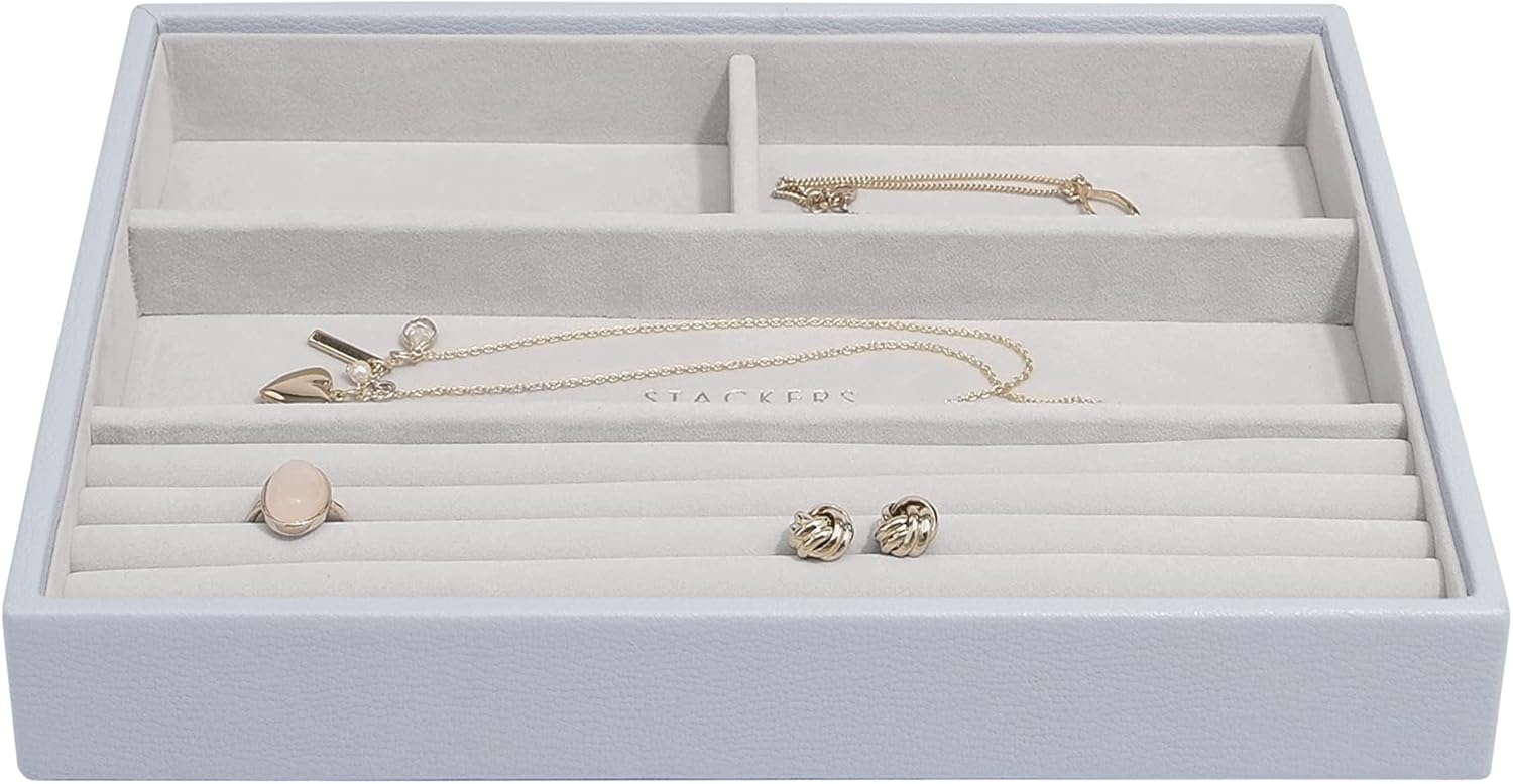 Stackers Lavender Classic Medium Jewellery Box Ring/Bracelets Layer ...