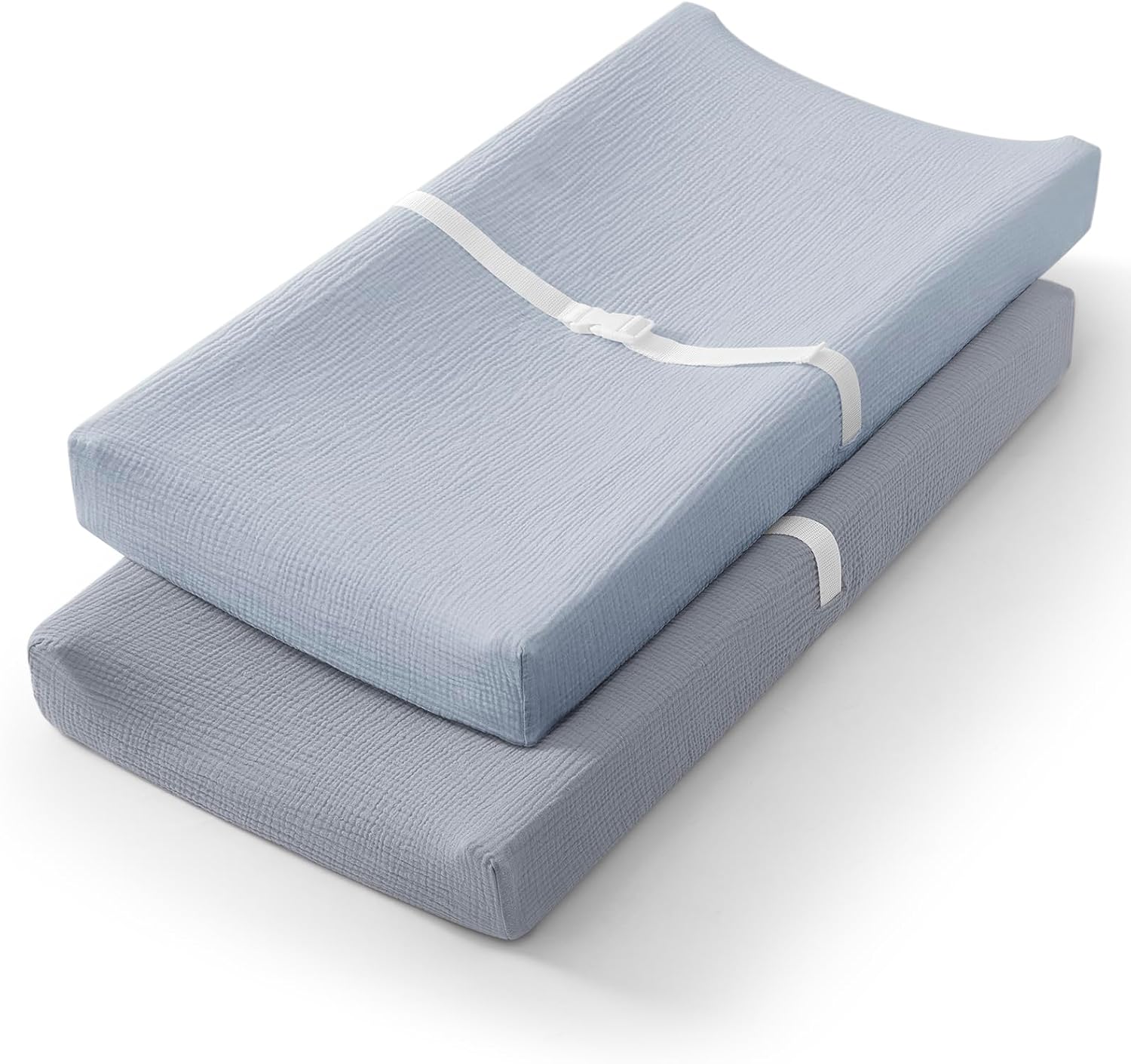 Blissful Diary Muslin Changing Pad Cover for Girls Boys, Ultra Soft ...