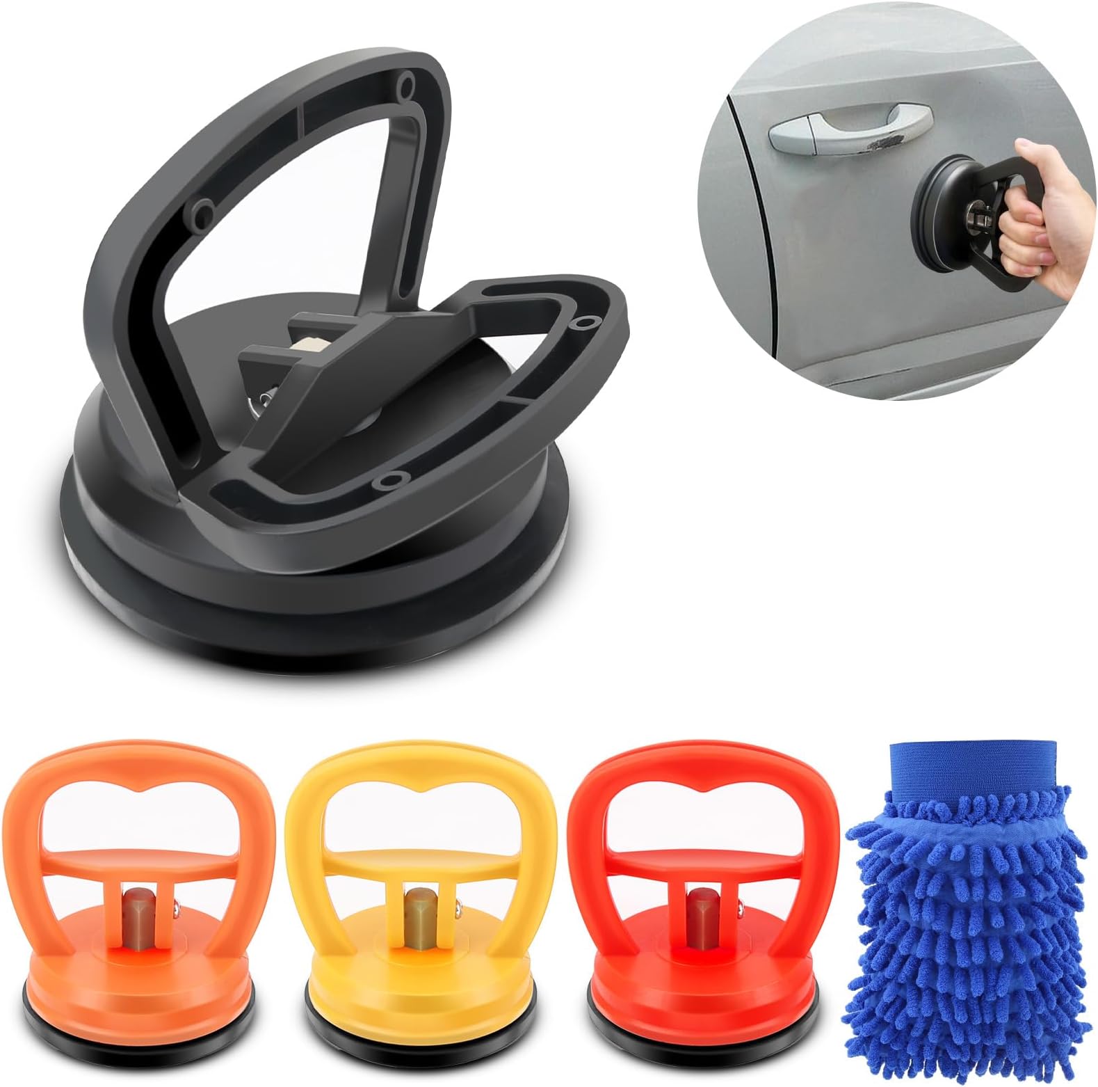 Amazon.com: AIIONP Car Dent Puller, Dent Removal Kit, Suction Cup Dent ...
