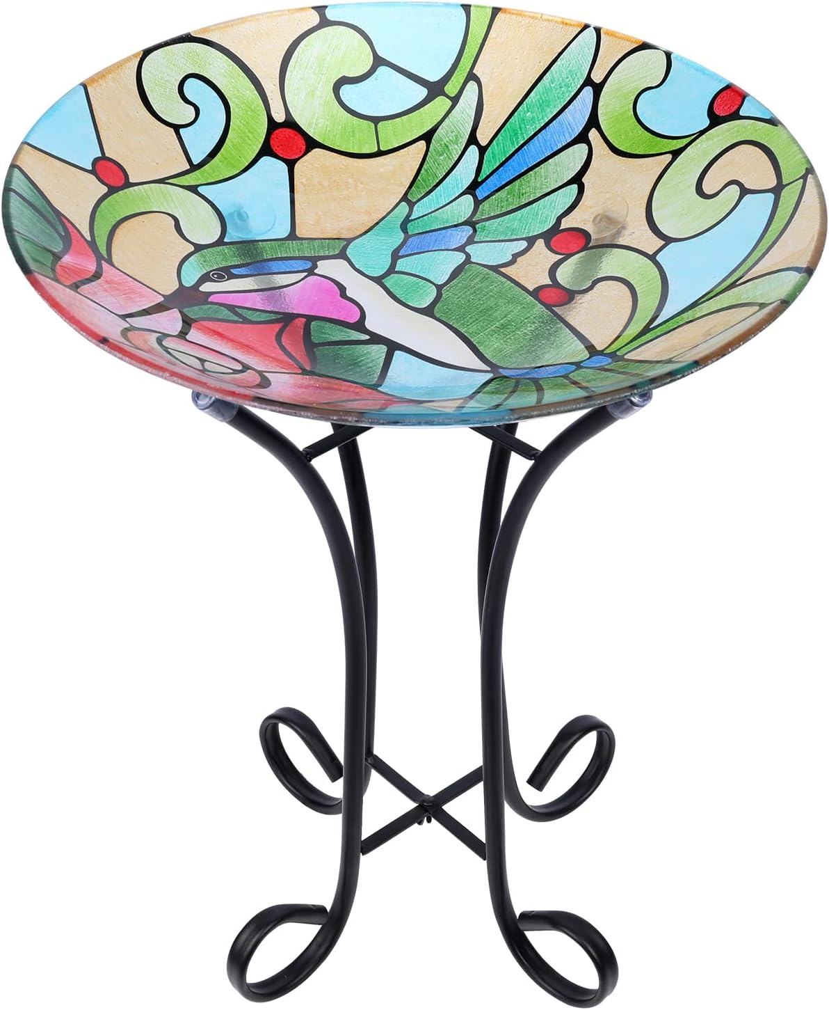 Amazon.com: MUMTOP Bird Bath-Bird Baths for Outdoors - Dragonfly Large ...
