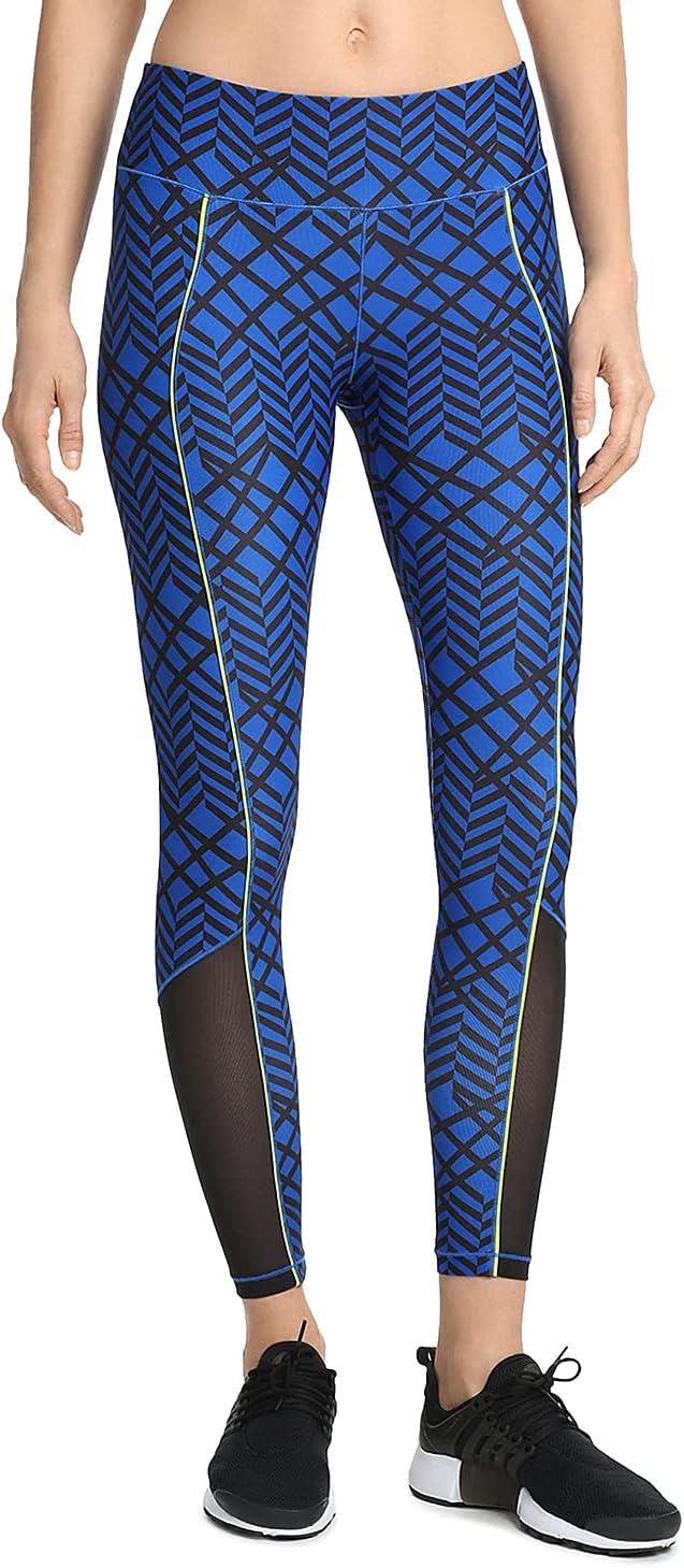 2Xist Damen Leggings Core Leggings, Größe M, Blau, vorne Chevron ...