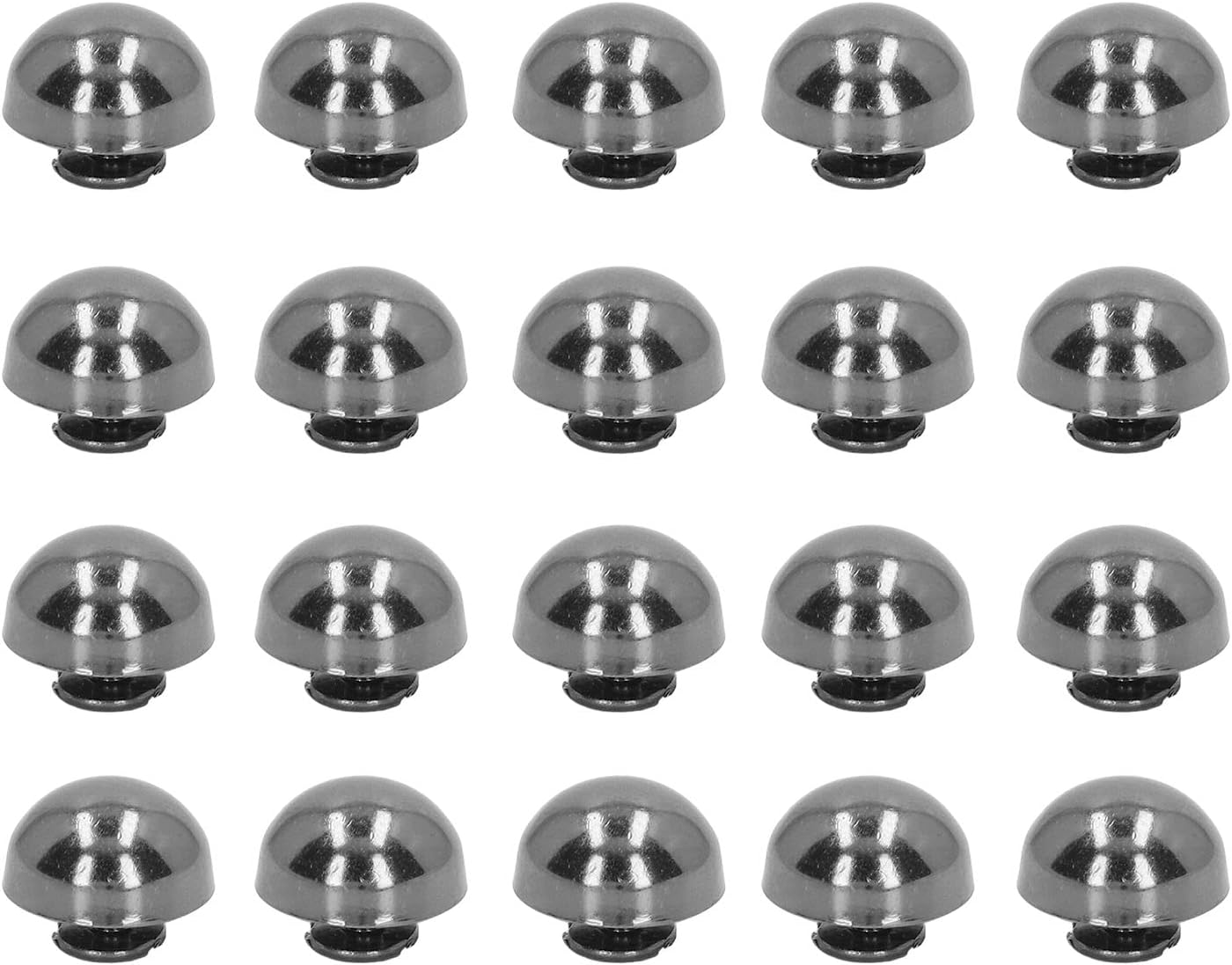 Amazon.com: HEEPDD 100 Sets Round Head Stud, 15mm Dome Spikes and Studs ...