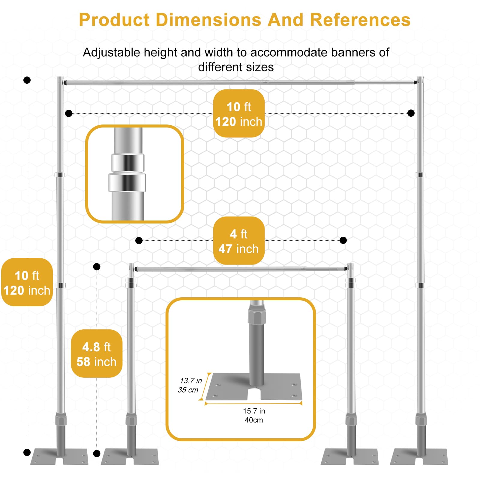 10x20 Backdrop Stand Jiang&Rong 10x10Ft Three Crossbar Backdrop Stand ...