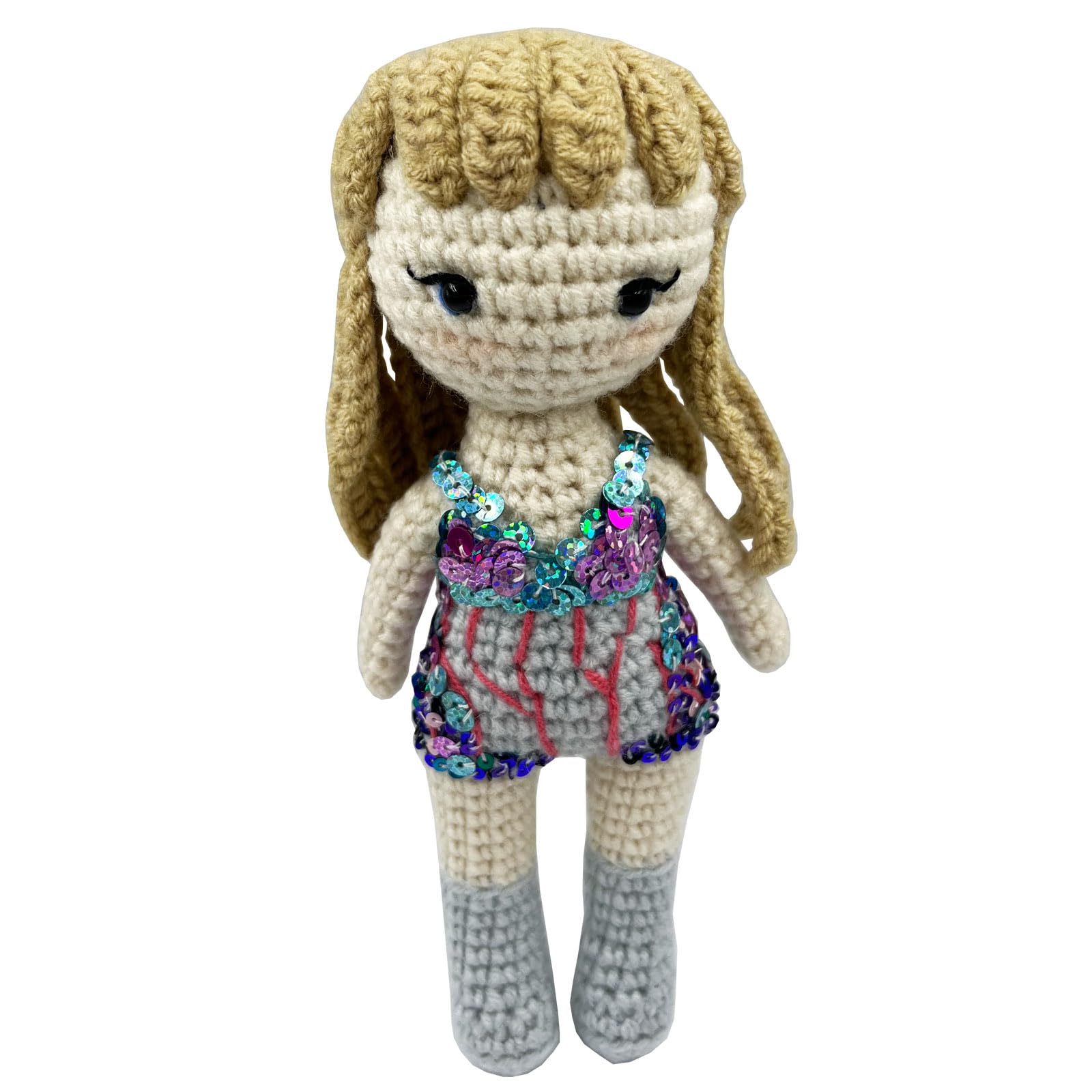Amazon.com: Stitch-Witch Artisanal Handmade Crochet Finished Plush Doll ...