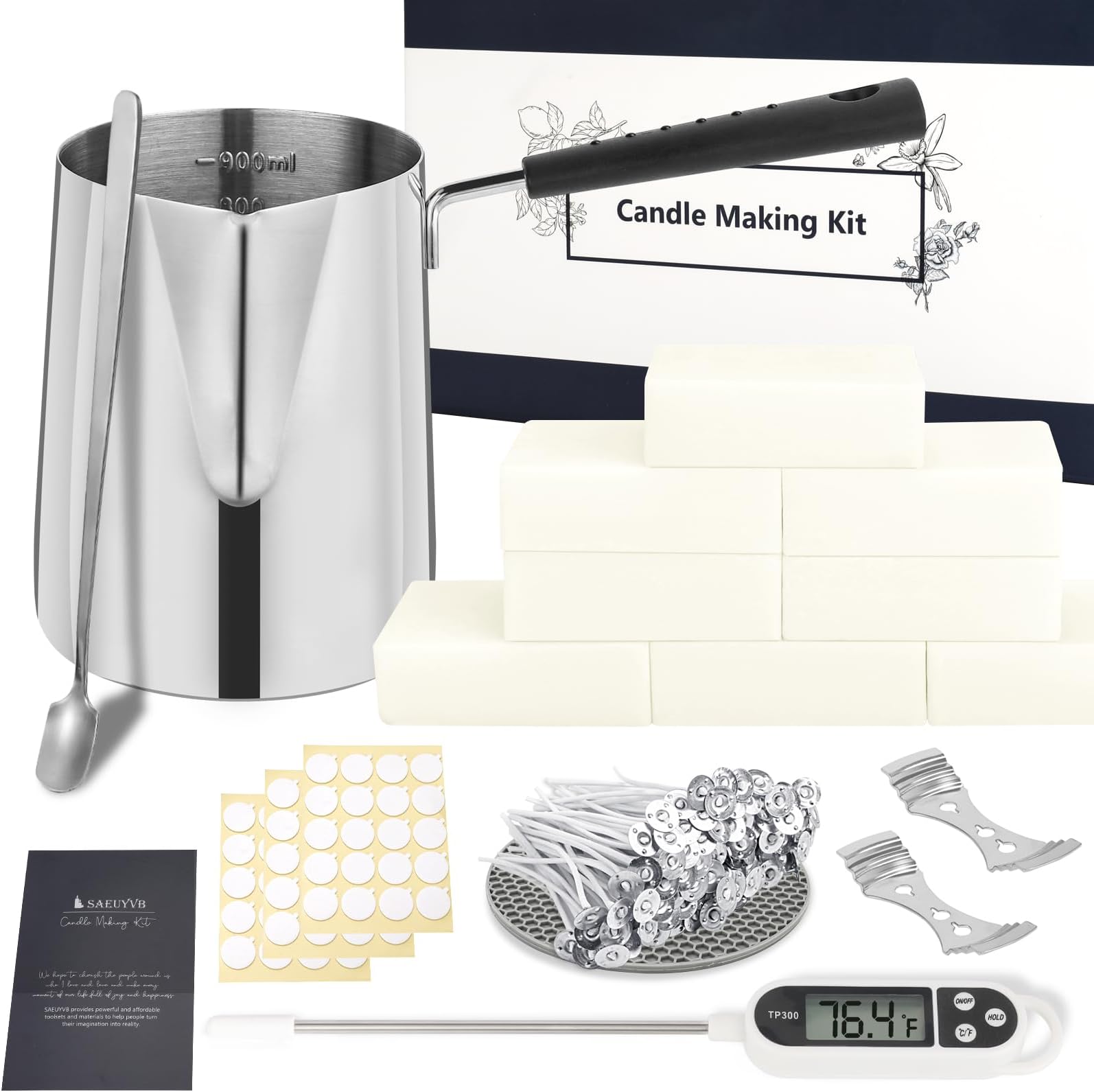 Amazon.com: SAEUYVB Candle Making Kit, Candle Making Supplies Include ...