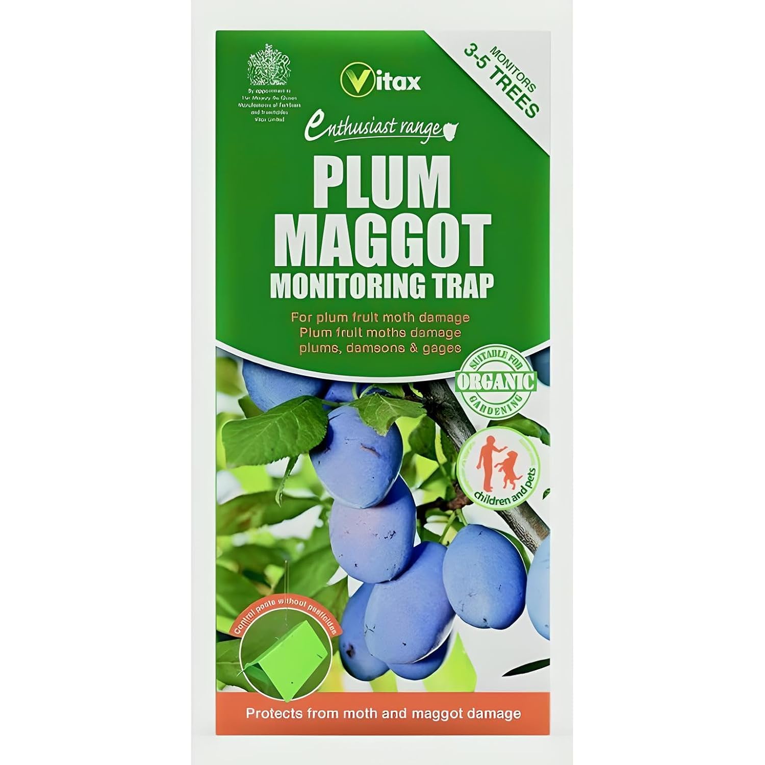 AMK® Vitax Plum Maggot Trap Prevent Fruit Moth & Maggots Damage Ideal ...